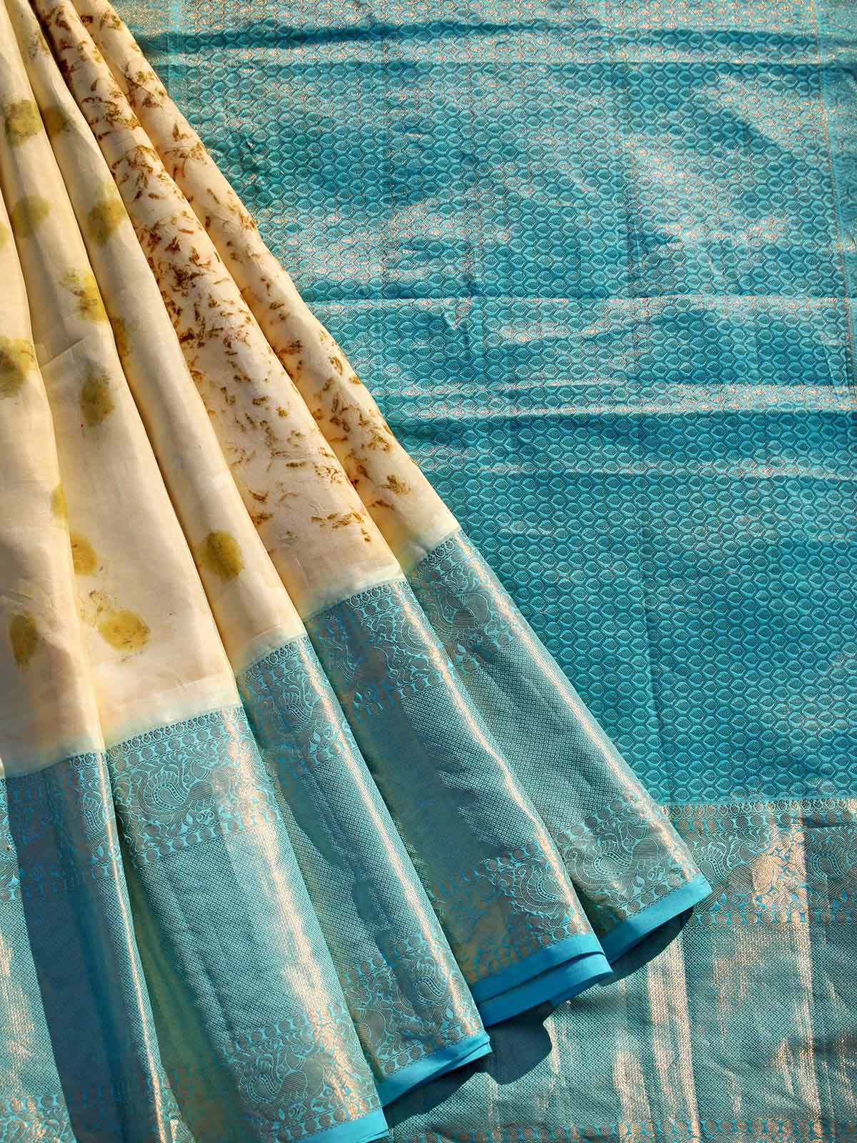 Mahalakshmi Kanjivaram Saree | Flourish Planet