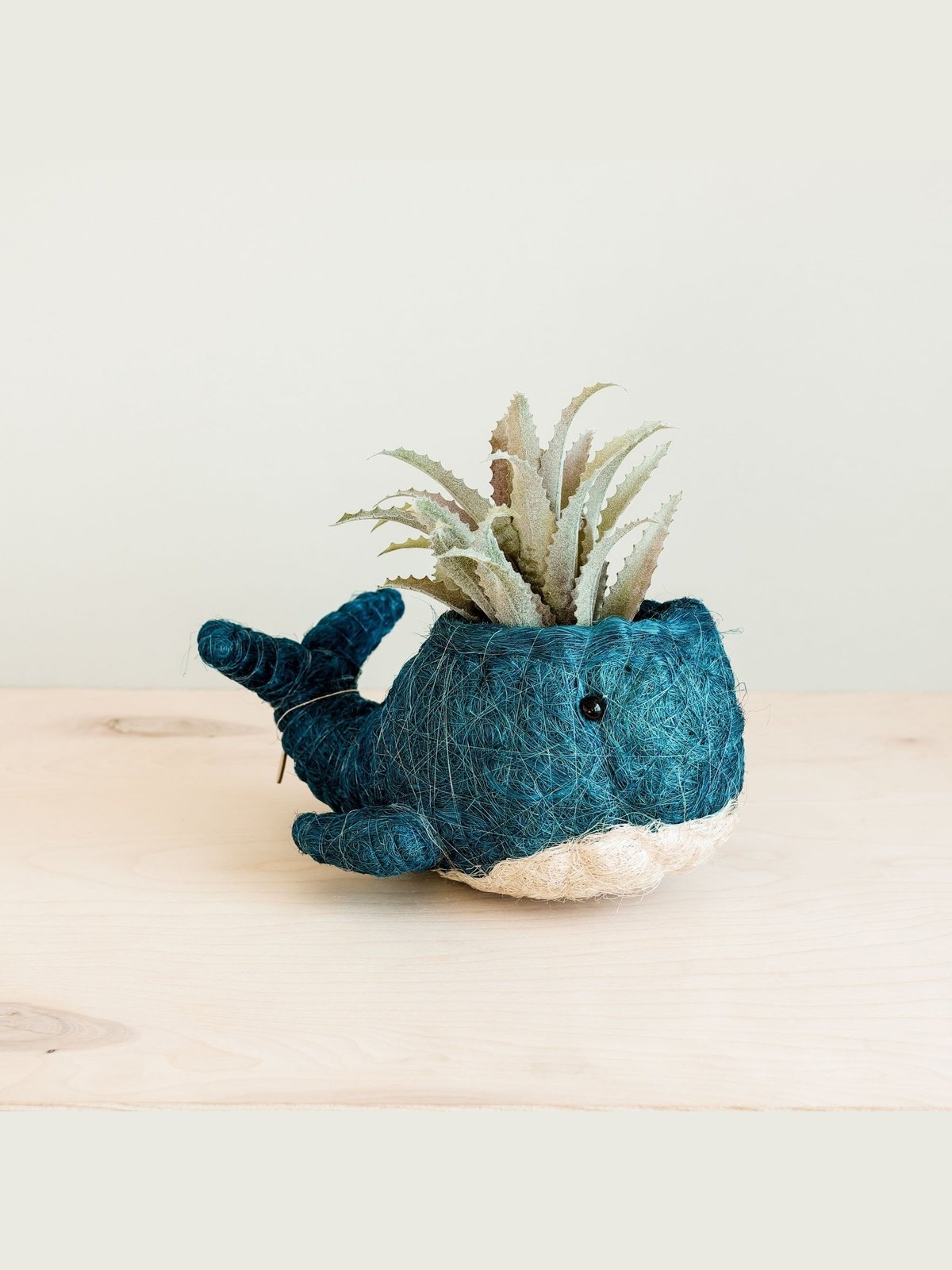 Wicker Whale Planter - Coco Planter | LIKHÂ | Flourish Planet
