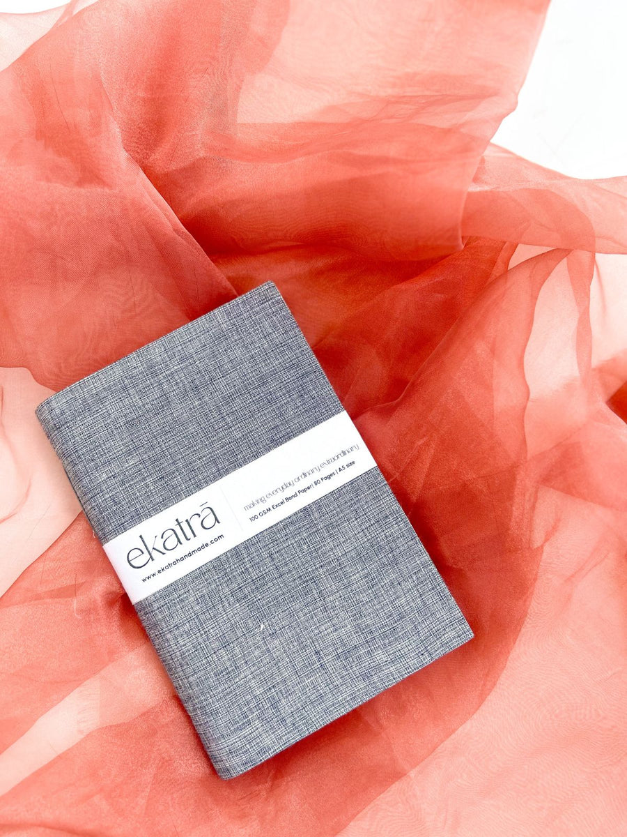 Handcrafted A5 Unruled Paper Journal Solids