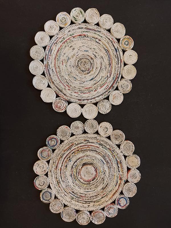 Natural Flower Mats - Set of 6 | Flourish Planet